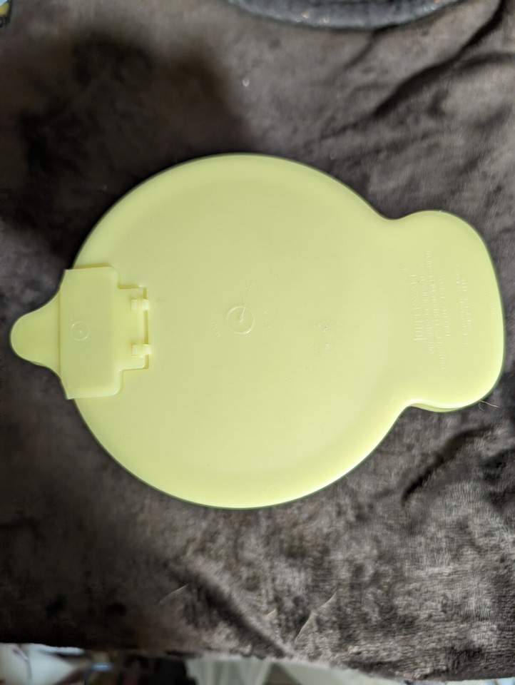 Yellow Tupperware Creamer Pour & Store STORAGE CONTAINER #131-2 + LID ...