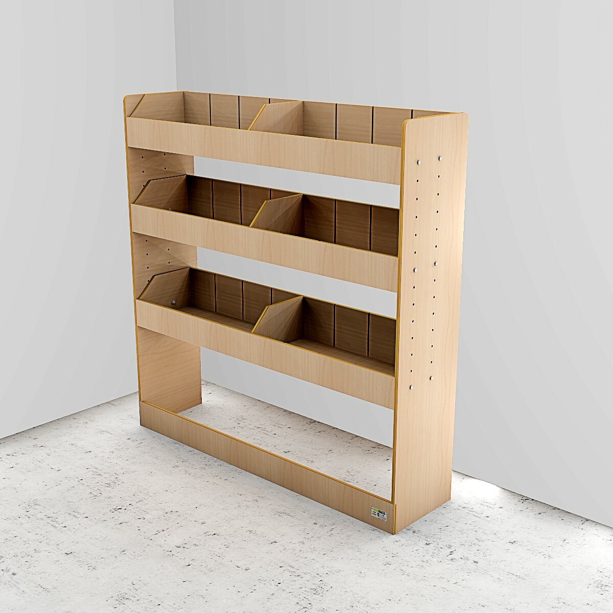 Ford Transit Custom Double cab Bulkhead Plywood Shelving / Racking ...