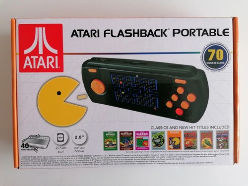 Console de jeux neuve ATARI FLASHBACK PORTABLE (70 jeux inclus) 40e ...