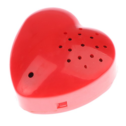 2pcs Heart Shaped Voice Recorder Recorder Programmable Sound Recording ...