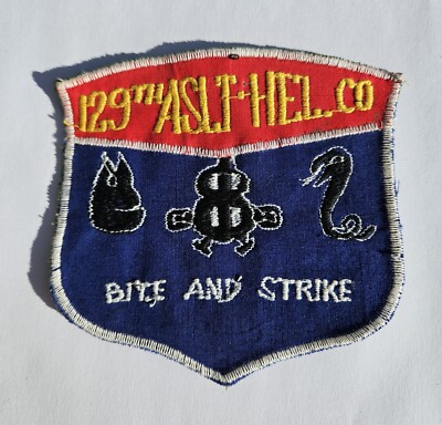 Vietnam War US Army 129th Assault Helicopter Company Patch | eBay