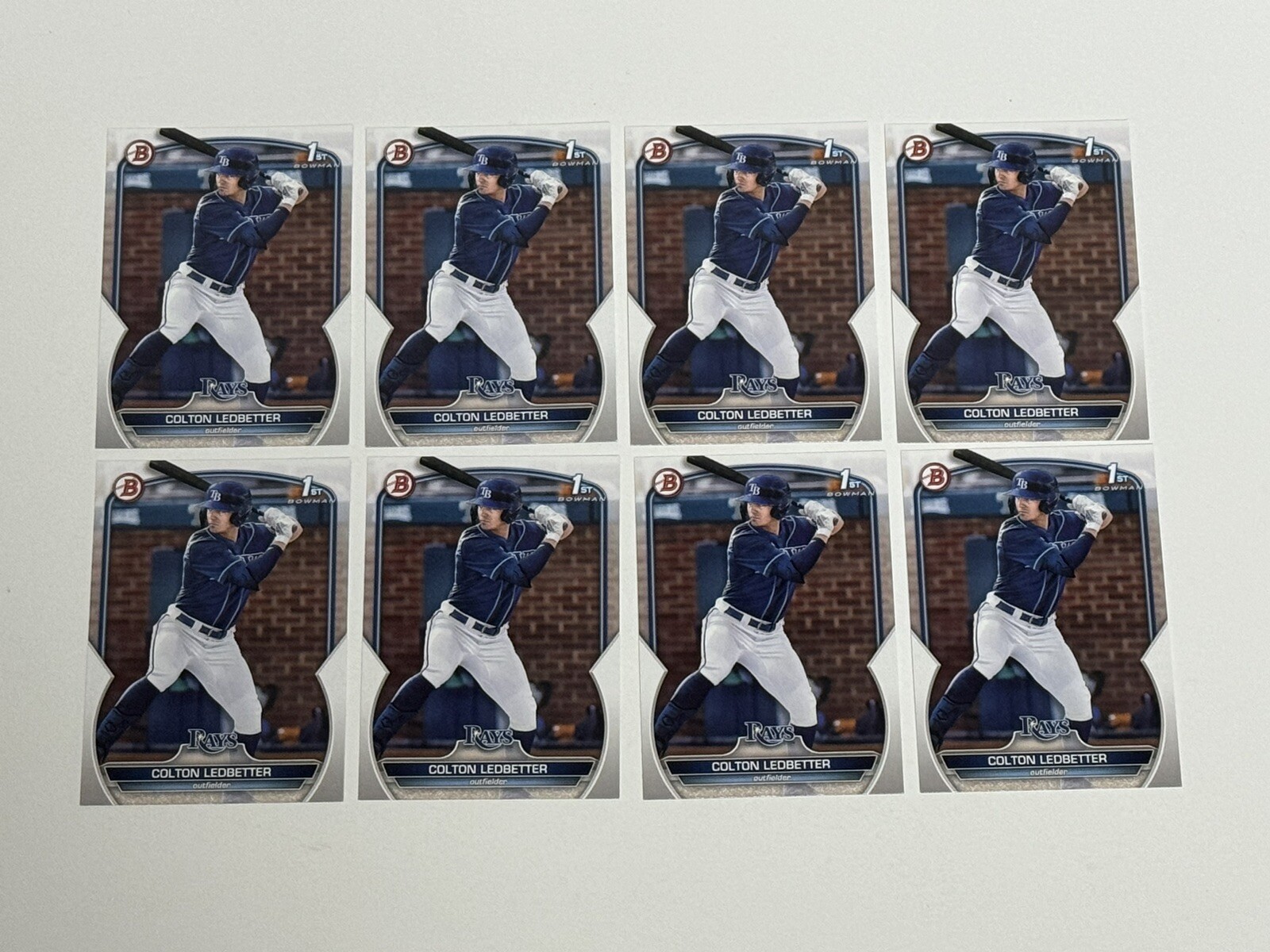 2023 Bowman Draft Baseball Colton Ledbetter 1st Paper #DB-34 Lot Of 8 ...