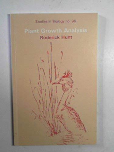 Plant Growth Analysis: 96 (Studies i..., Hunt, Roderick | eBay