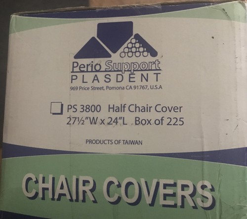 Perio Support Plasdent Chair Covers 27.5 in x 24 in Half Chair 225/Bx ...