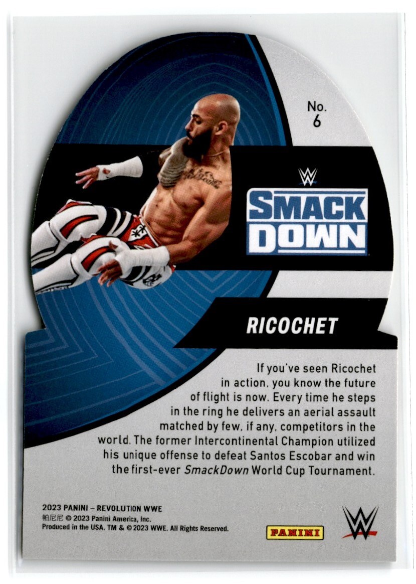 2023 Panini Revolution WWE Liftoff Die-Cut Ricochet #6 | eBay