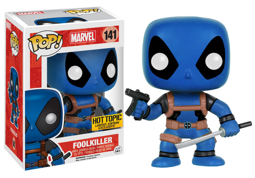 Funko Pop! Vinyl: Marvel - Deadpool (Foolkiller) (Blue) - Hot Topic ...