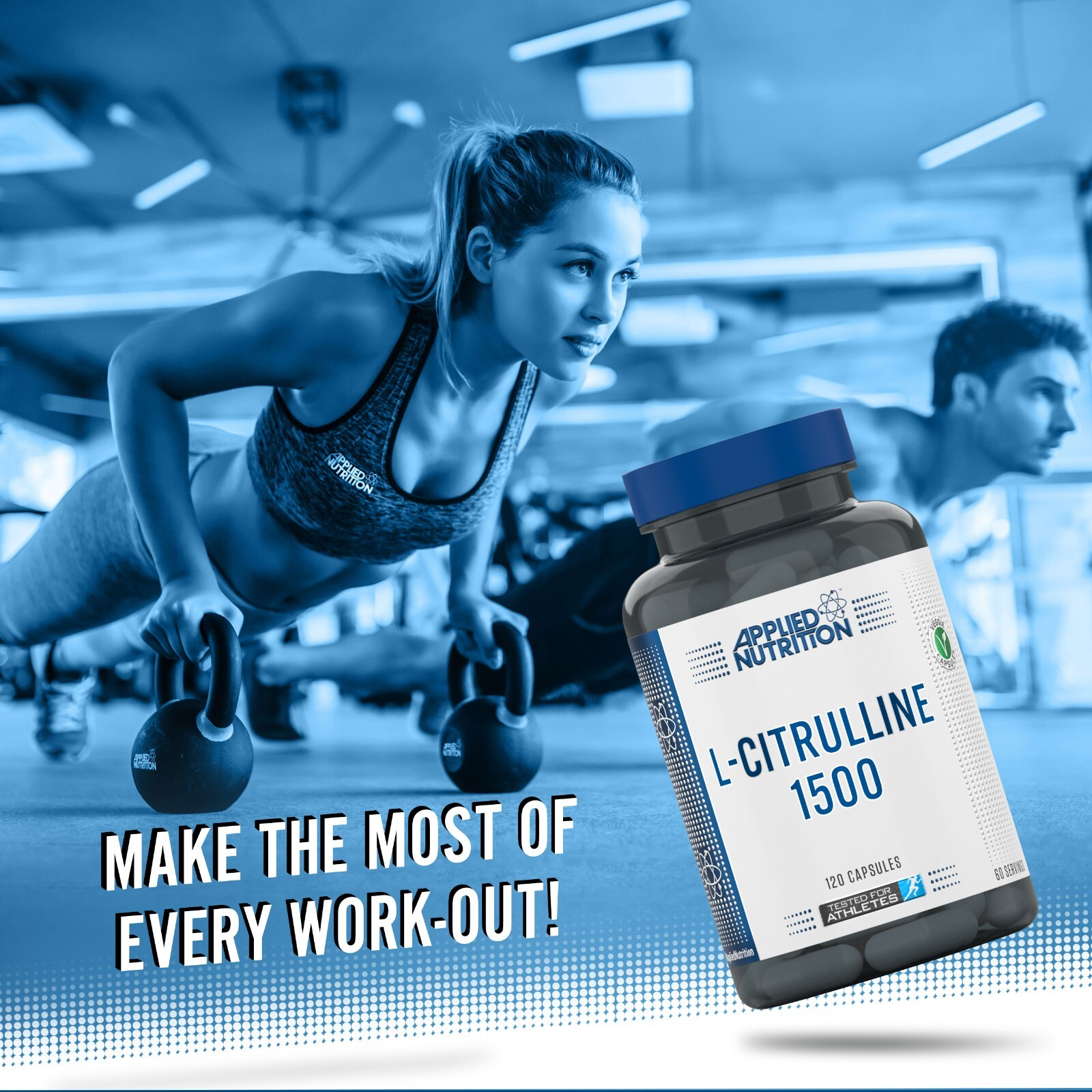L-Citrulline Capsule 1500 mg Pre Workout Muscle Pump Muscle Recovery 60 ...