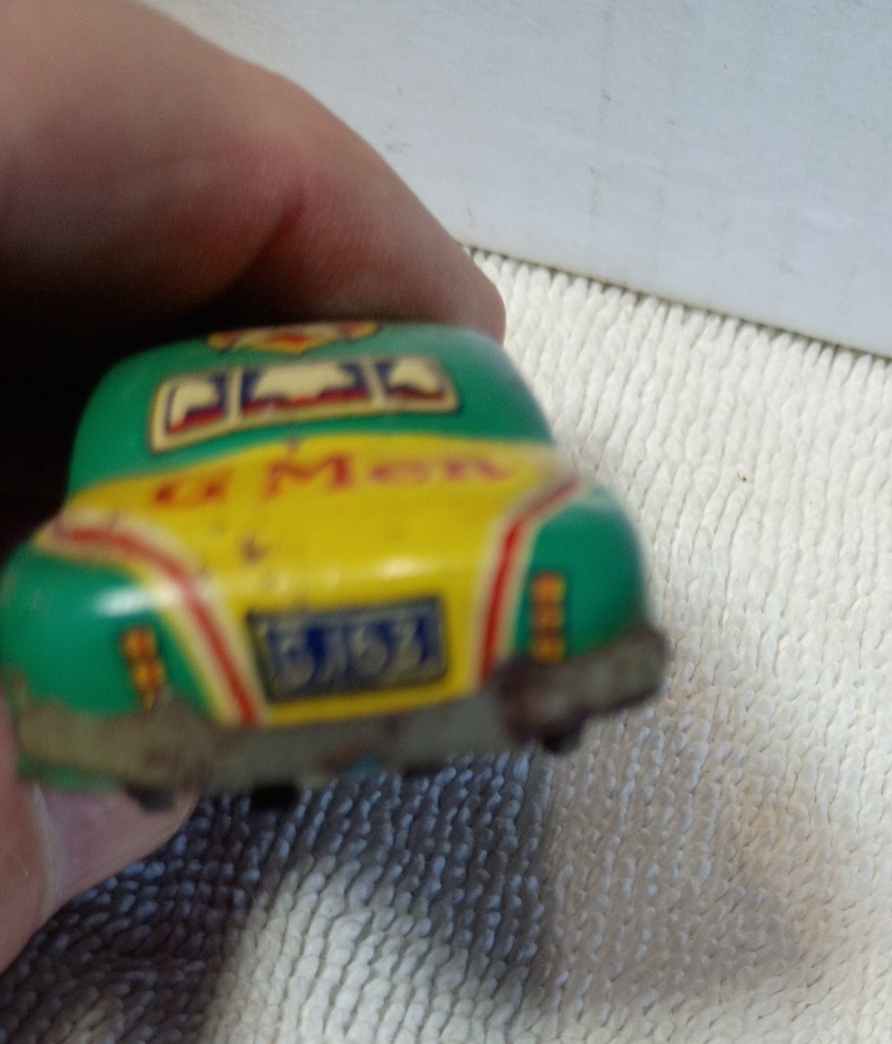 G Men tin toy car vintage / Japan Police car 3" | eBay