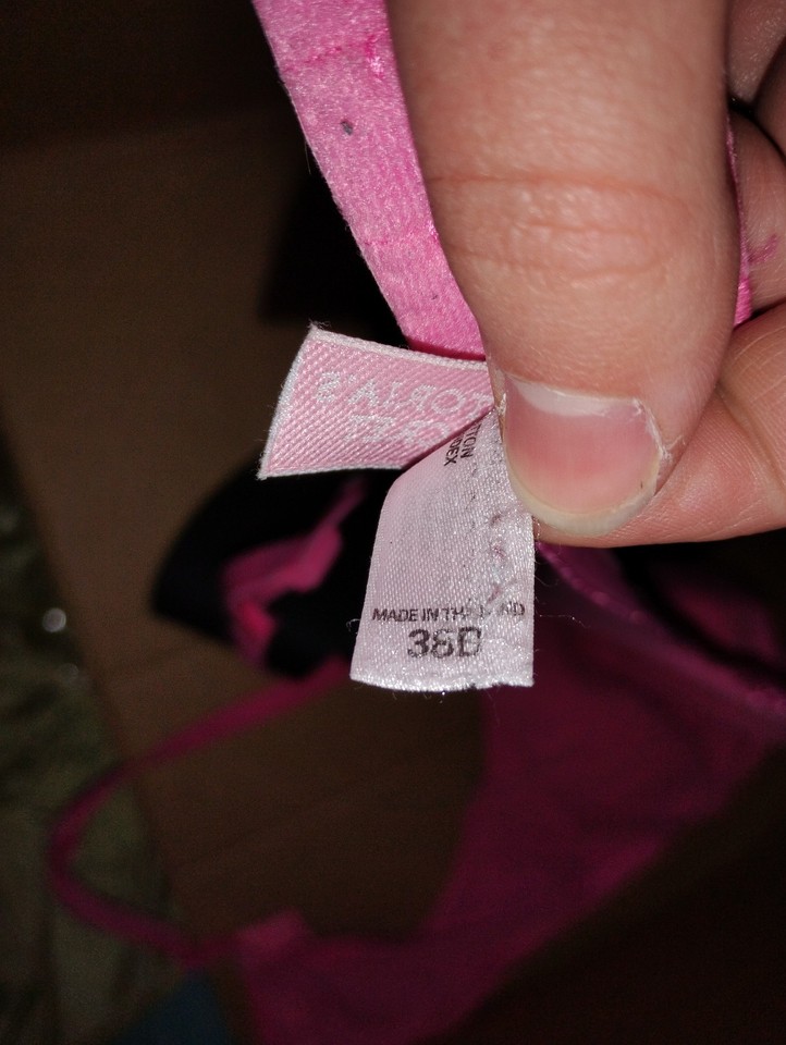 lot 2 38d bras underwire women's victoria's secret bulk pink mix xl | eBay