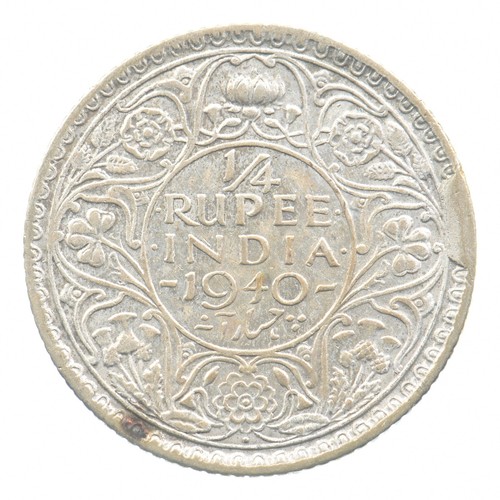 SILVER Roughly the Size of a Dime 1940 India 1/4 Rupee World Silver Coin *510 | eBay