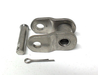 STAINLESS STEEL OFFSET LINK / HALF LINK 40-1 ROLLER CHAIN - 1/2" PITCH ...
