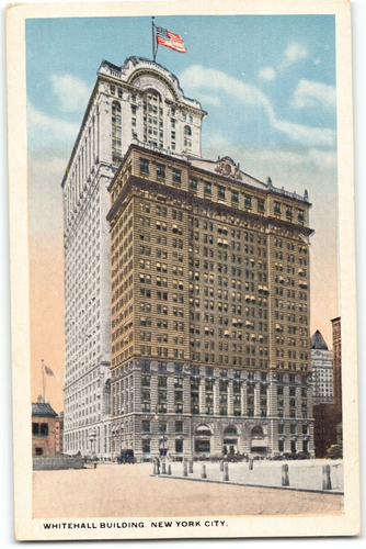 Whitehall Building New York City postcard c(1910s-1920s) | eBay
