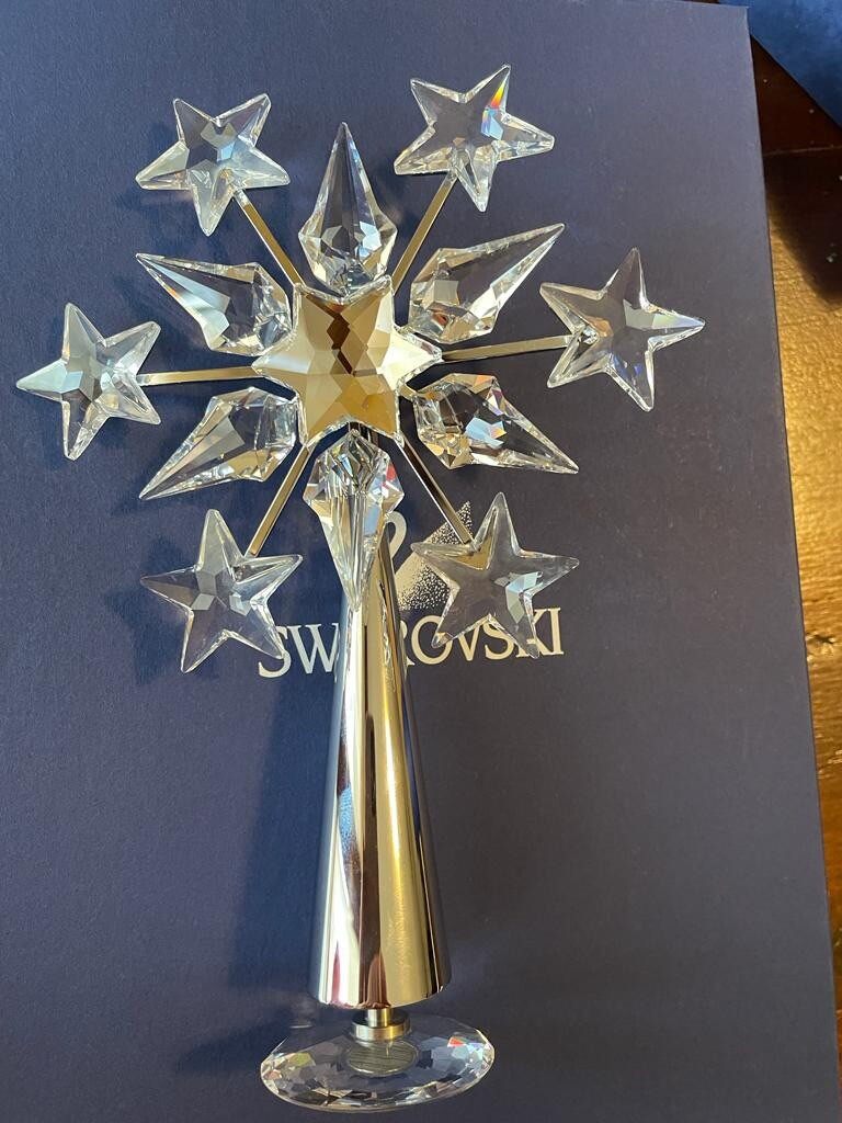 Swarovski Tree Topper Silver 632784 Boxed | eBay Swarovski Tree Topper Silver 632784 Boxed | eBay