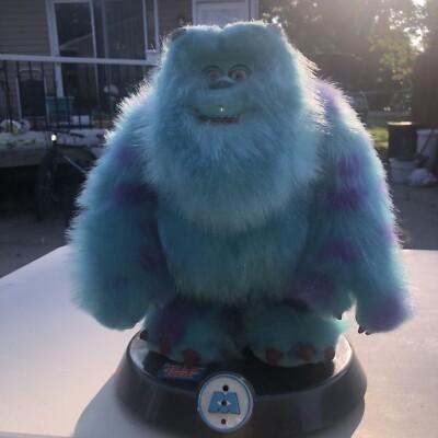 Disney Pixar Monsters Inc. Sully Animated 11" Talking Room Guard Think ...