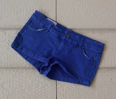 1st Kiss Denim Bootie Shorts Blue Juniors Size 7 | eBay