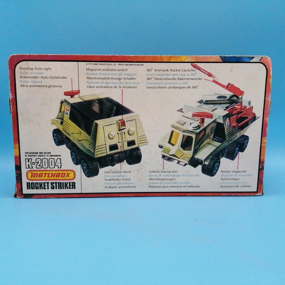 Matchbox Adventure 2000 K-2004 Rocket Striker in Box | eBay