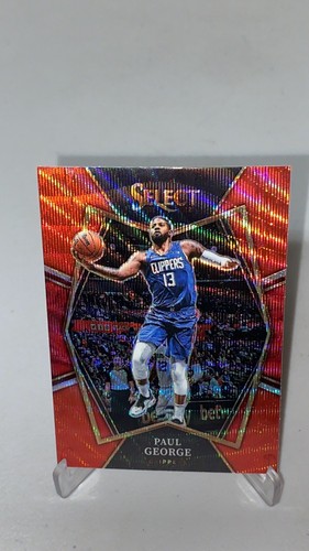 2021-22 Panini Select Paul George Red Wave Asia Prizm Premier Level ...