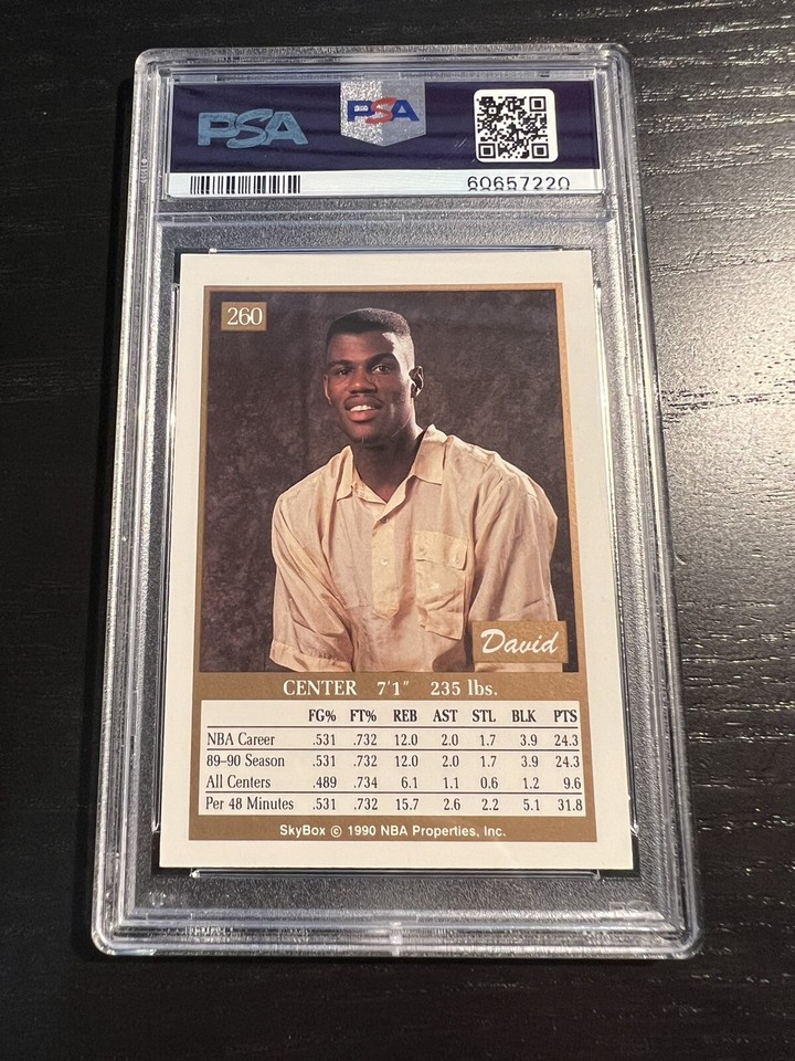 1990 Skybox David Robinson #260 PSA 9 MINT 2nd Year Card | eBay
