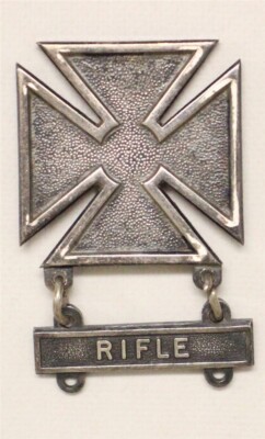 Army Shooting Badge 1050 - Marksman w/Rifle bar - c/b | eBay