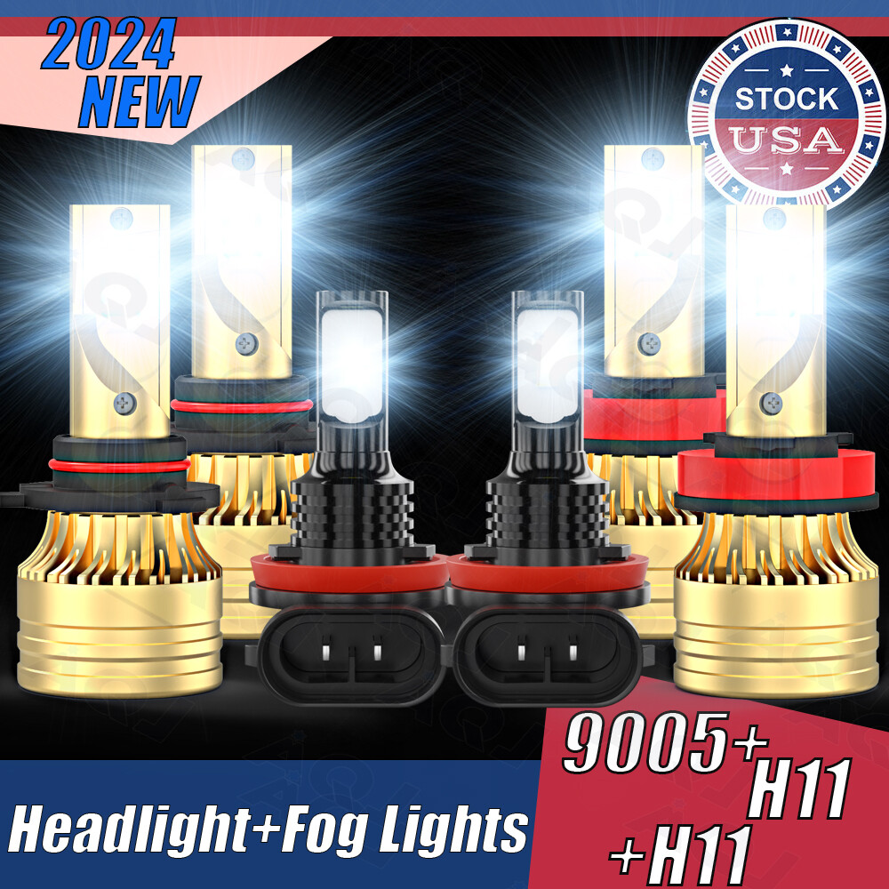 For 2009-2016 Toyota Venza Utility CSP LED Headlight Fog Light Bulbs ...