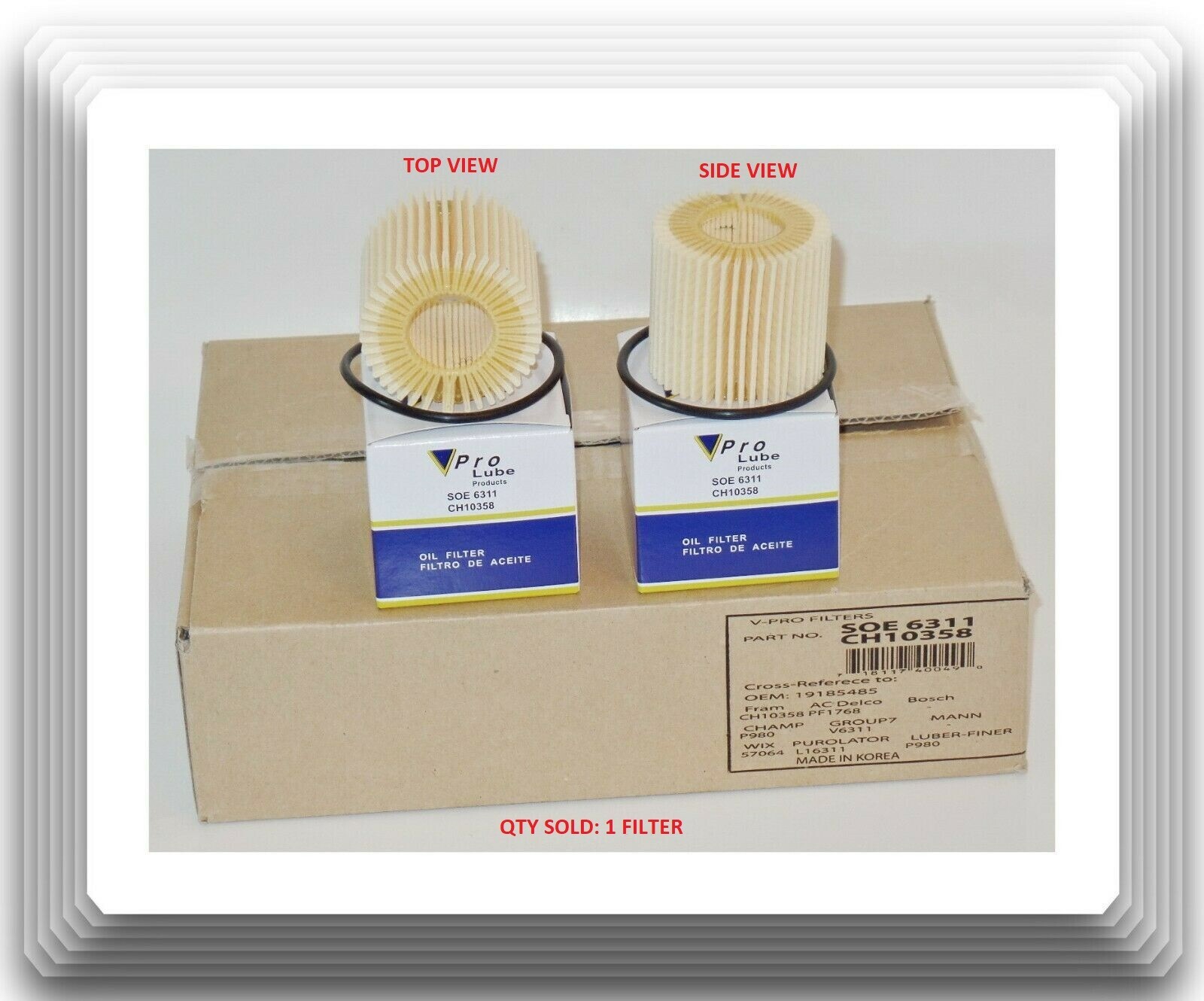 Engine Oil Filters CH10358 Fits: Lexus Pontiac Truck Scion & Toyota | eBay