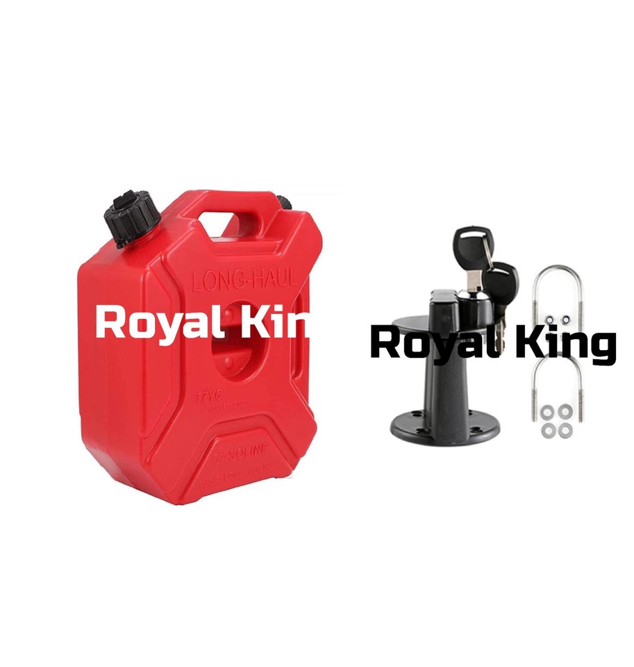Red "Jerry Can With Mount" Fit for Royal Enfield Himalayan 411 BS6 | eBay