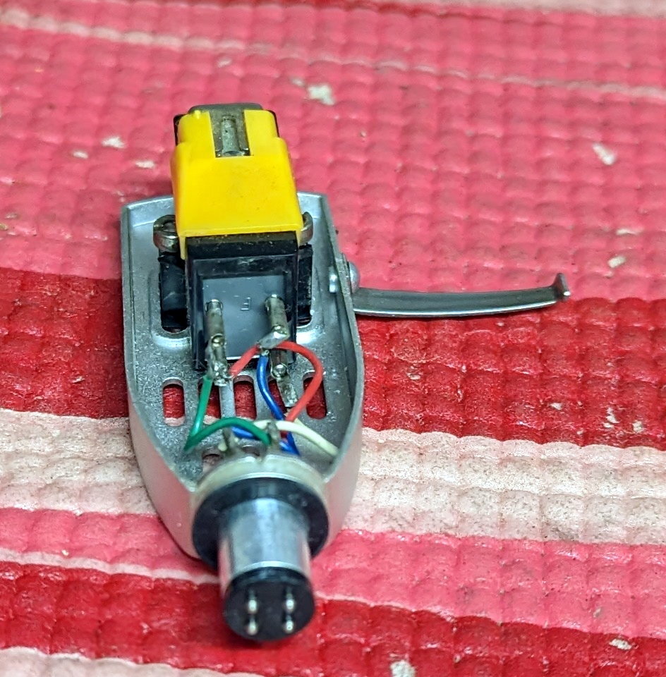 Metal headshell from Pioneer PL-15A turntable with Kenwood V42 ...