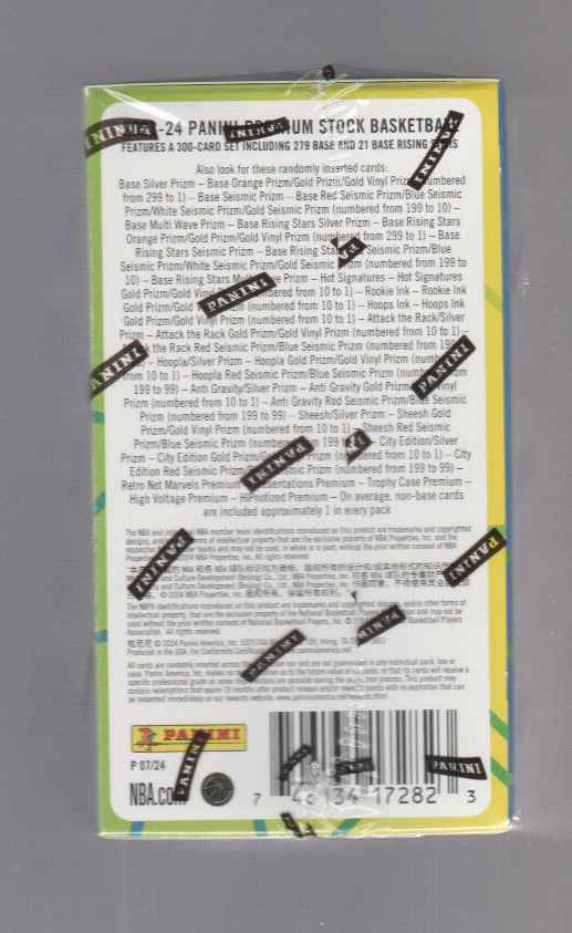 ( 3 ) 2023 24 PANINI HOOPS PREMIUM STOCK NBA FACTORY SEALED BLASTER ...