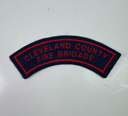 Cleveland County Fire Brigade Felt Patch H5 | eBay