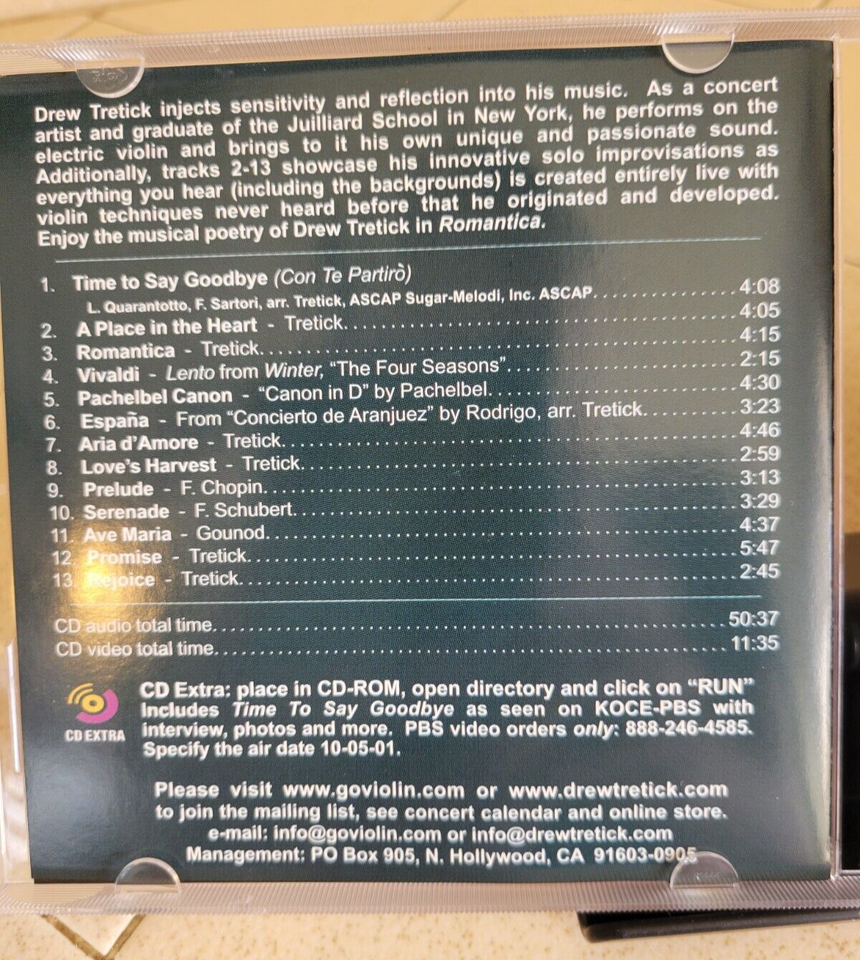 Drew Tretick: Romantica ECD (CD, 2002) Autographed NO SCRATCHES | eBay