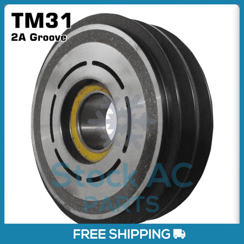 AC Compressor Clutch Pulley Assembly TM31 - 2A Groove | eBay