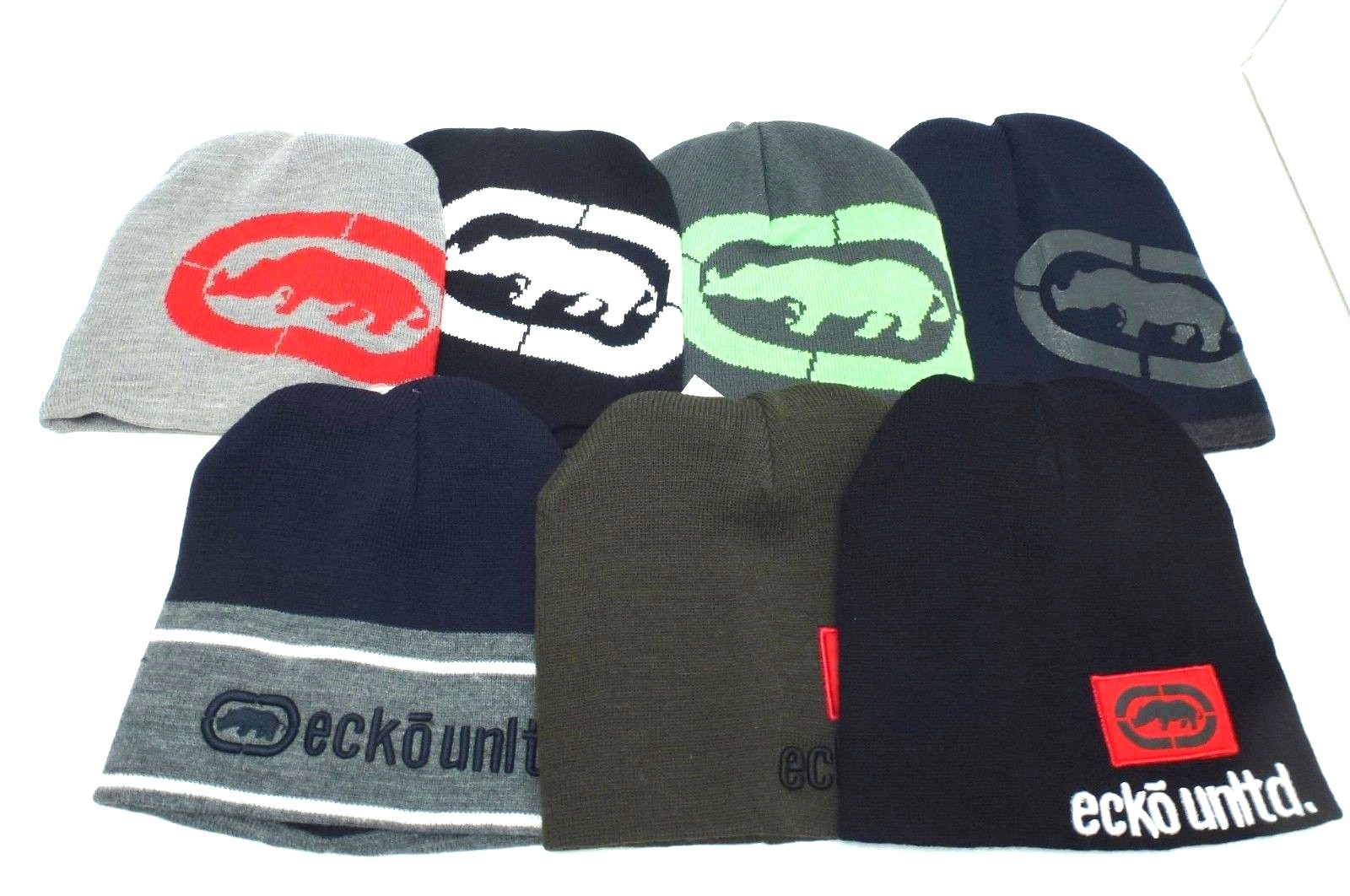 ECKO Men's Beanie Winter Hat *Various Color Skater Cap *One SIze Fit ...