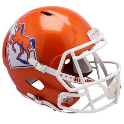 Boise State Broncos Orange Throwback Speed Full Size Replica Football ...