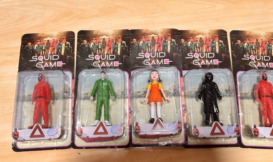5 PIECE SQUID GAME ACTION FIGURES TOYS For Kids | eBay UK