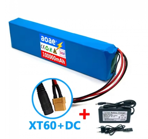36V 100Ah Rechargeable Li-lon Battery Pack 10S3P Power Modified Bicycle ...