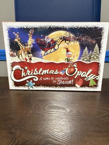 Christmas-Opoly Board Game 2019 New Sealed Holiday Family Gift Monopoly ...