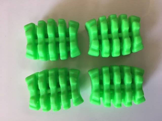 PSE Fang CROSSBOW LIMB DAMPERS GREEN new bow take off's 4 per pack 50% ...