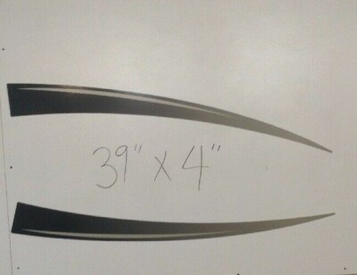 SET OF KEYSTONE 2012 LAREDO DECALS 39x4" RV SIDE BULLET STRIPES SWOOSH ...