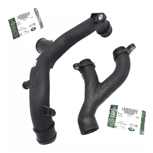 Jaguar Cooling System Outlet Pipe Tube Kit AJ813865 AJ813917 OEM ...