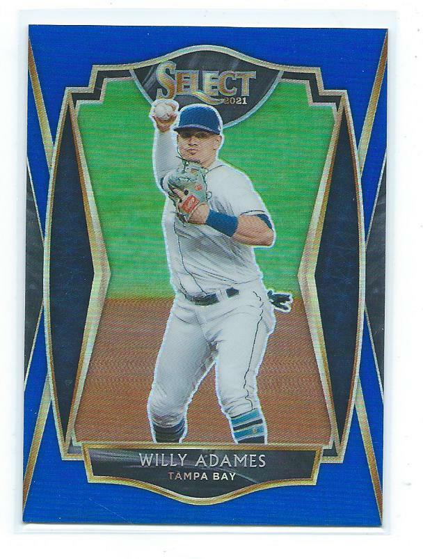 2021 Select-Willy Adames Premier Level Blue Prizm /149-Tampa Bay Rays ...