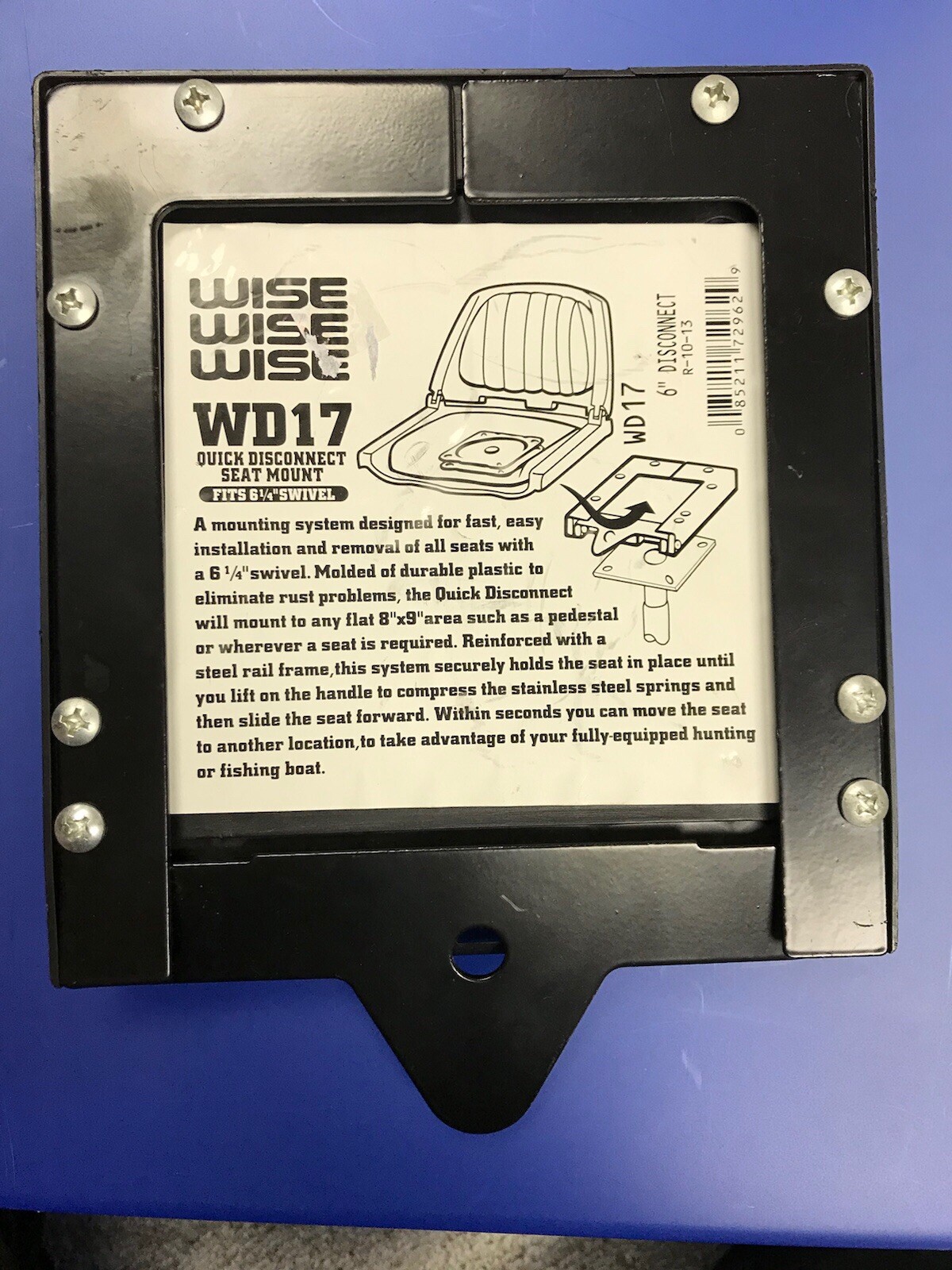 Wise WD17 Quick Disconnect Seat Mount 6" Disconnect r-10-1 3. | eBay