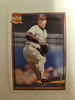 1991 TOPPS DENNIS RASMUSSEN #774 NM | eBay