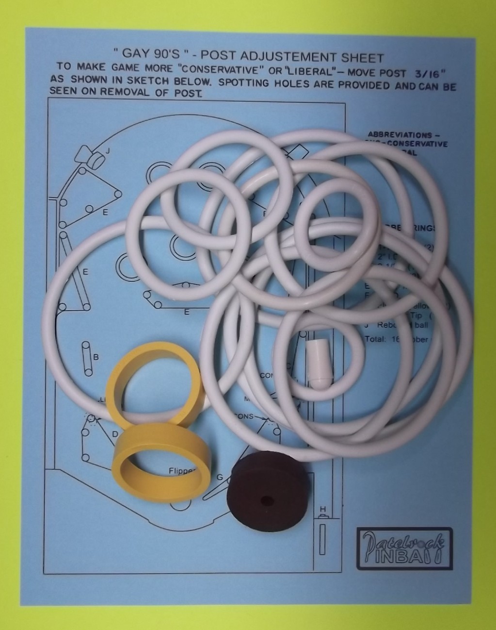 Any 4 Pinball Machine Rubber Rings Kits | eBay
