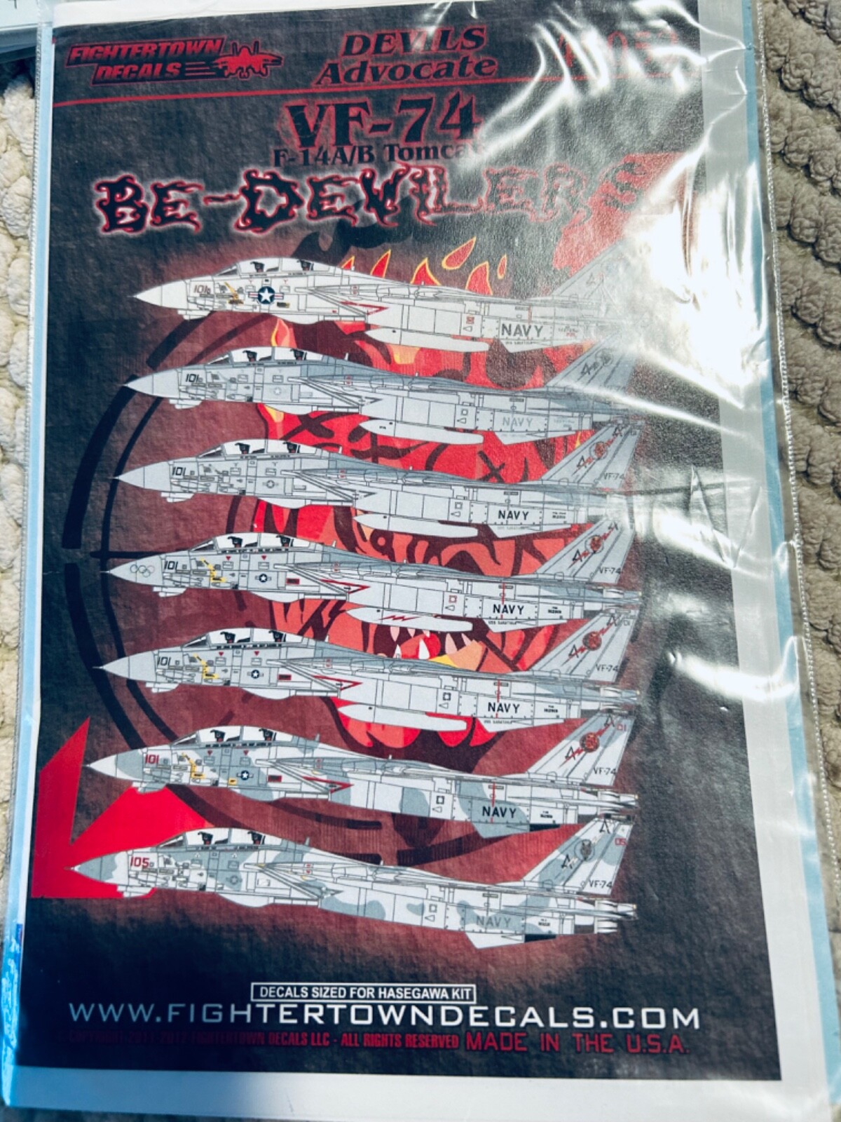 1/48 Fightertown VF-74 Be devilers decals | eBay