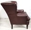Leather Wingback Lounge Chair by DeCoro | eBay