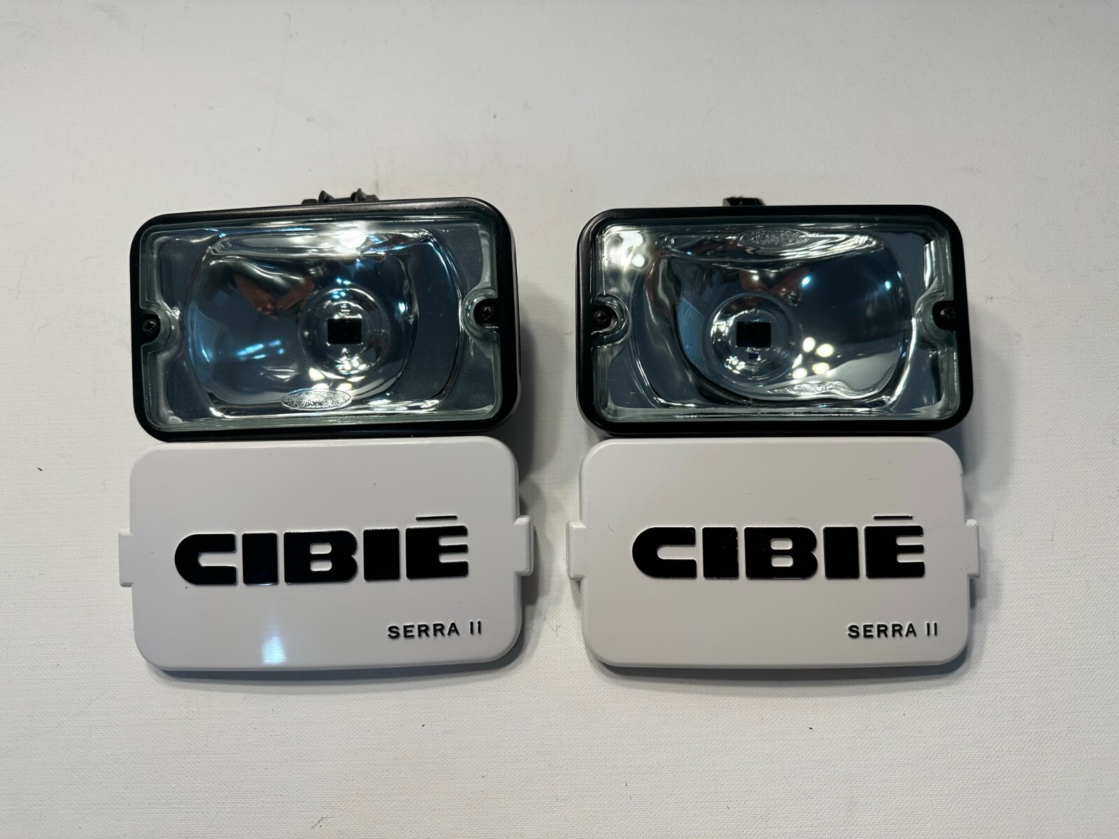 Pair of New Cibie Fog Lamp Light Assembly Clear Lens with Covers | eBay