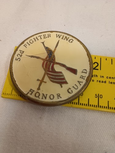 CHALLENGE COIN OLDER 52ND FIGHTER WING Honor Gaurd Seek Attack Destroy ...