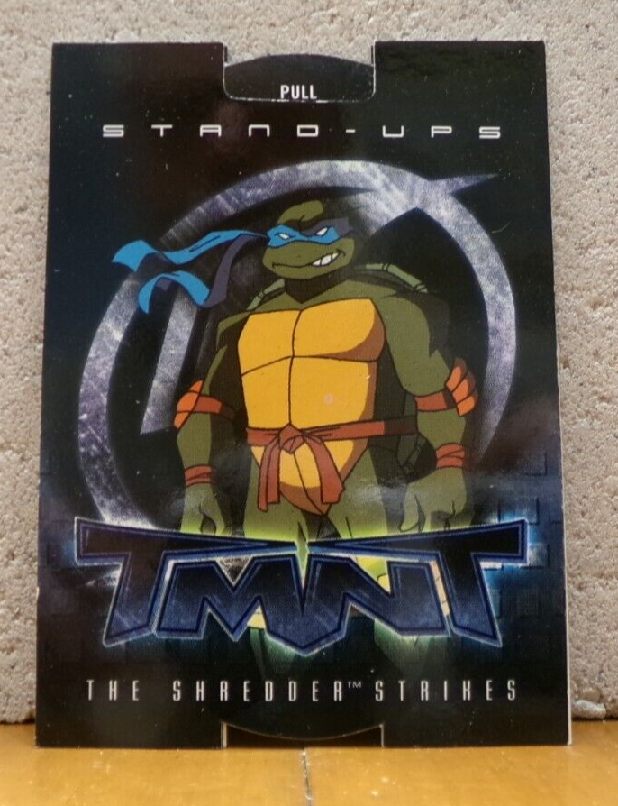 COOL VINTAGE CHASE TEENAGE MUTANT NINJA TURTLES TRADING CARD STAND-UPS ...