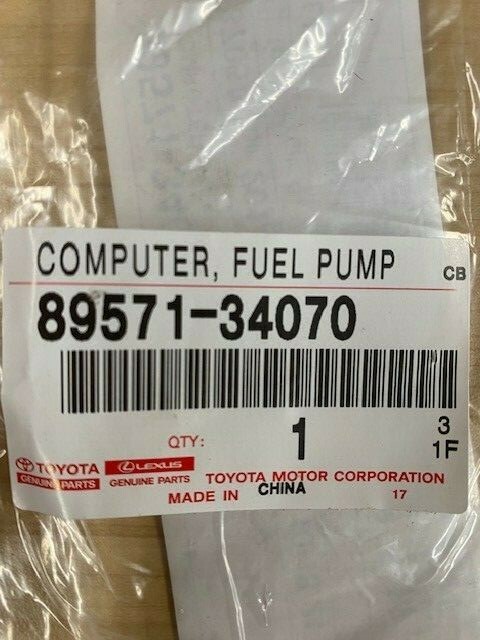 2010-2021 TOYOTA TUNDRA NEW FUEL PUMP CONTROL MODULE 8957134070 GENUINE ...
