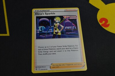 POKEMON FUSION STRIKE ELESA'S SPARKLE 233/264 NM/Mint PACK FRESH | eBay
